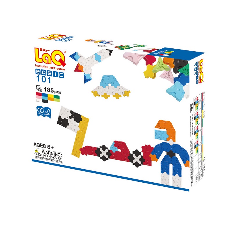 日本 LaQ 基礎101/185pcs | Duduzui 泓育國際 :: 嘟嘟嘴線上購物