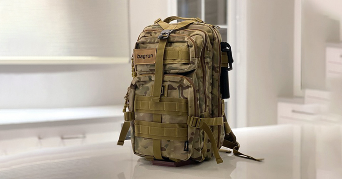 bagrun 二代都會玩家軍事風格瞬開後背包 一款多功能/好背/好看的背包
