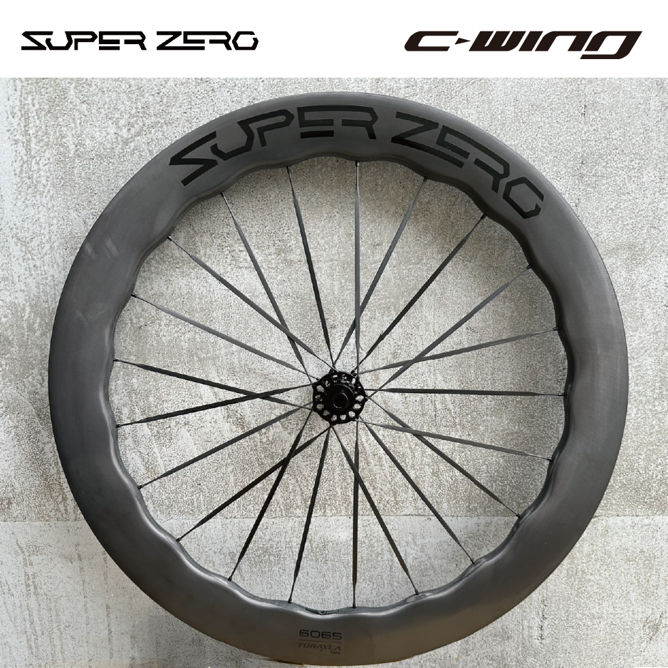 【SUPER ZERO】輪組 6065C(波浪) Carbon | C-Wing 擎翔國際有限公司