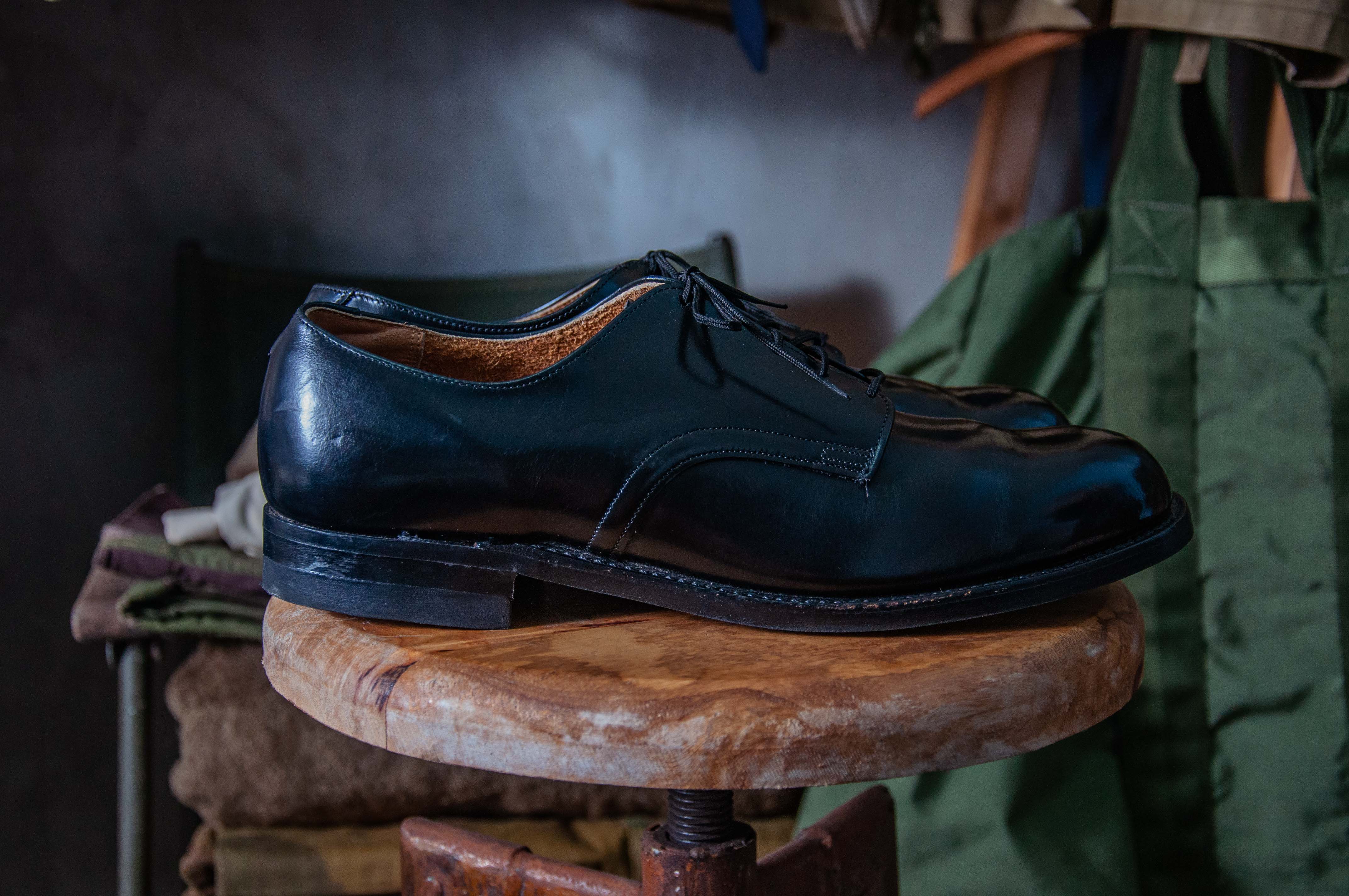 原版古着 80年代 USN 美國海軍公發 US Navy Service Shoes 海軍制式皮鞋 | A TRAP IN THE CLOSET