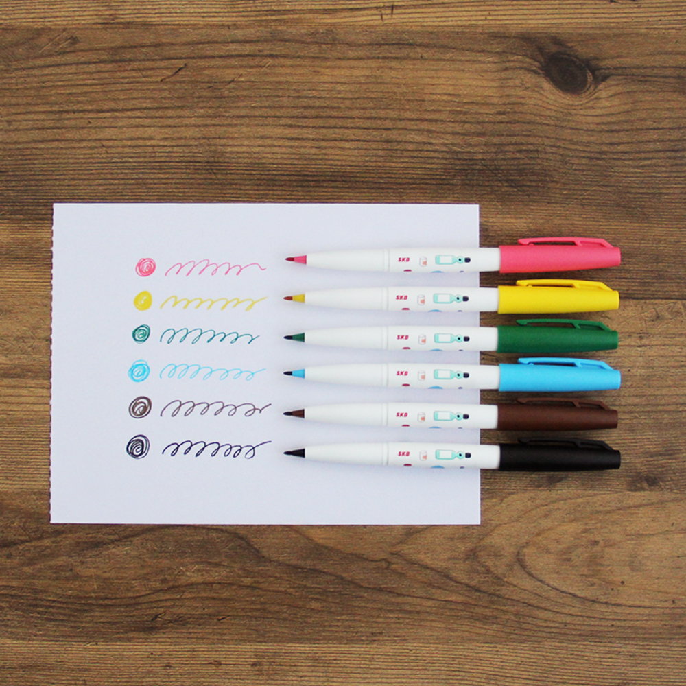 【1768購物網】SKB M-10C秘書簽字筆 台味經典 6色/組
