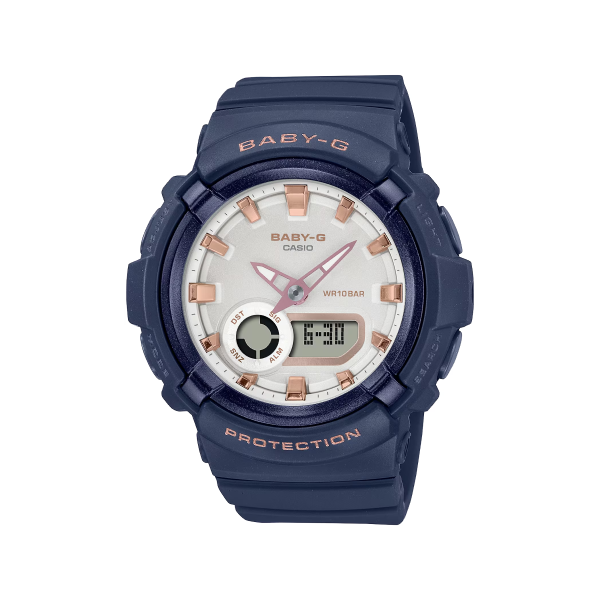 CASIO 卡西歐 【 BABY-G】時尚金屬光感雙顯運動腕錶-深海藍/BGA-280BA-2A/台灣總代理公司貨享一年保固 - PChome ...