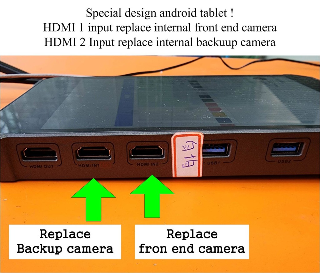 professional streaming tablet ! external HDMI source replace android ...