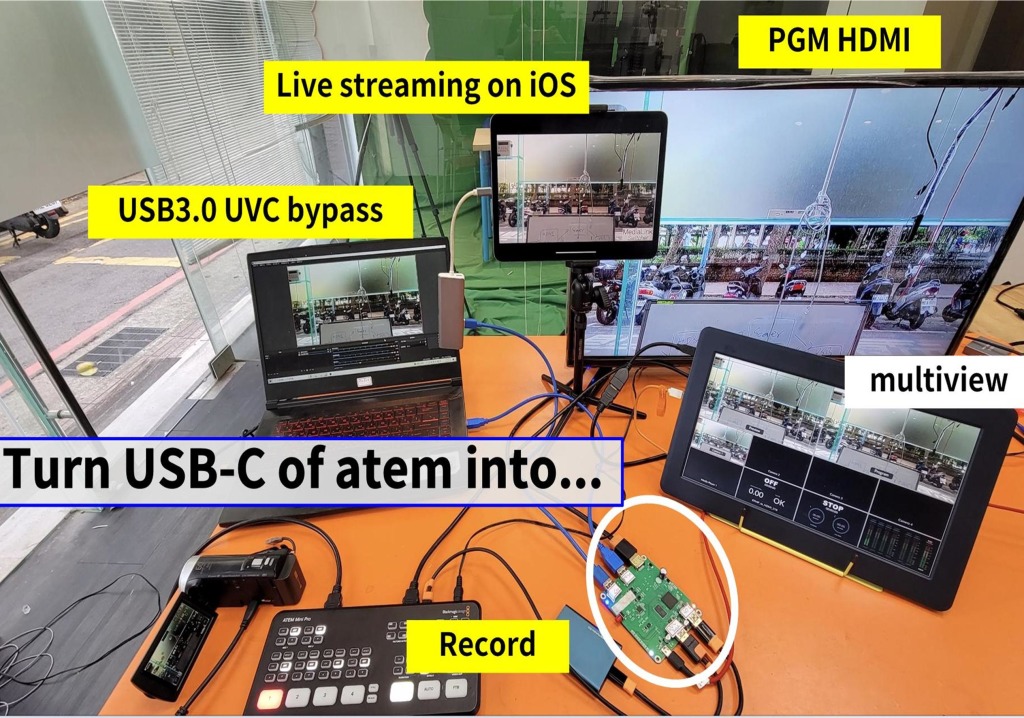 USB webcam streaming multimedia adapter (UVC docking station )_2