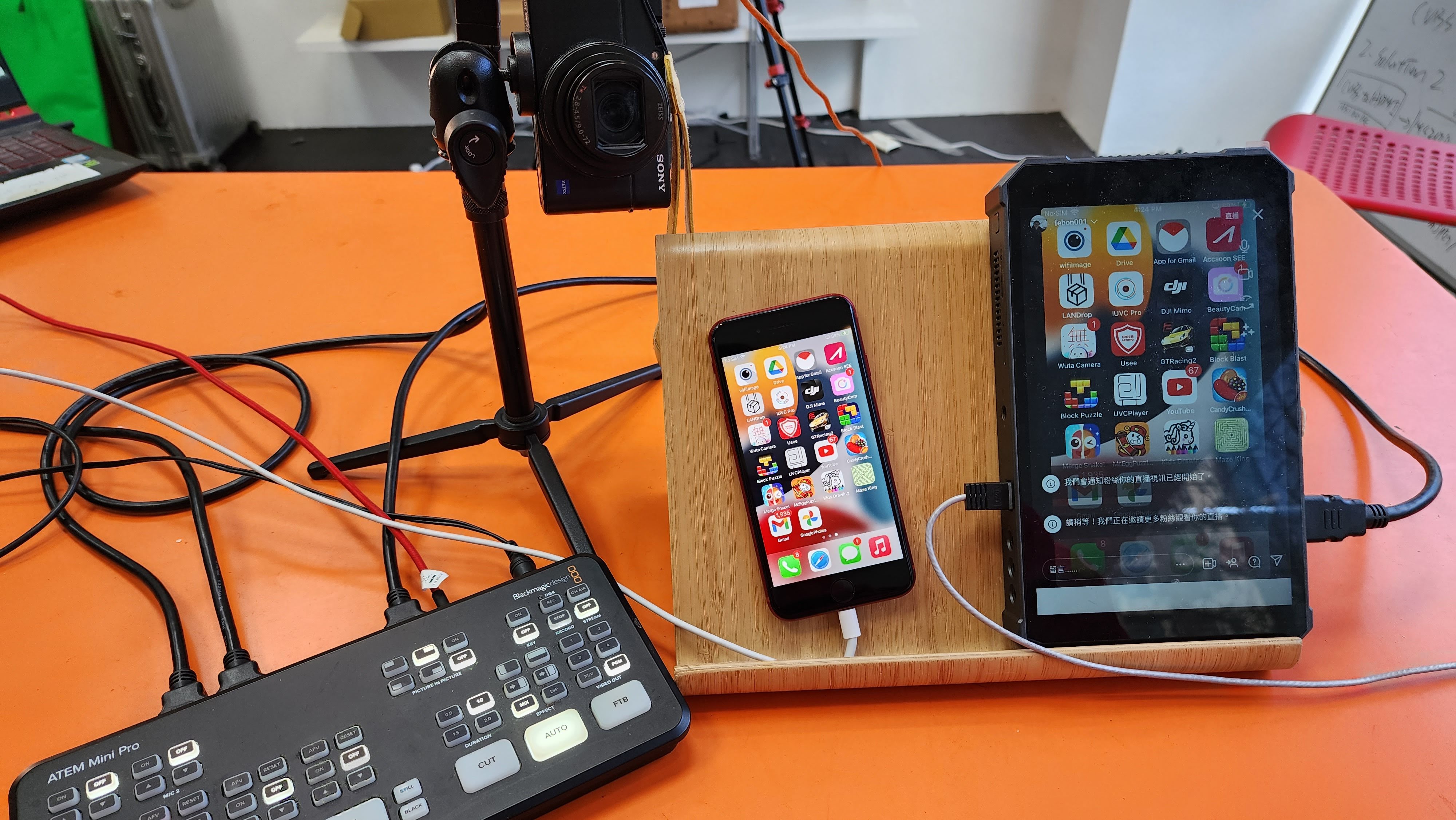 FEBON smartphone vertical full screen mirroring to TV adapter ...