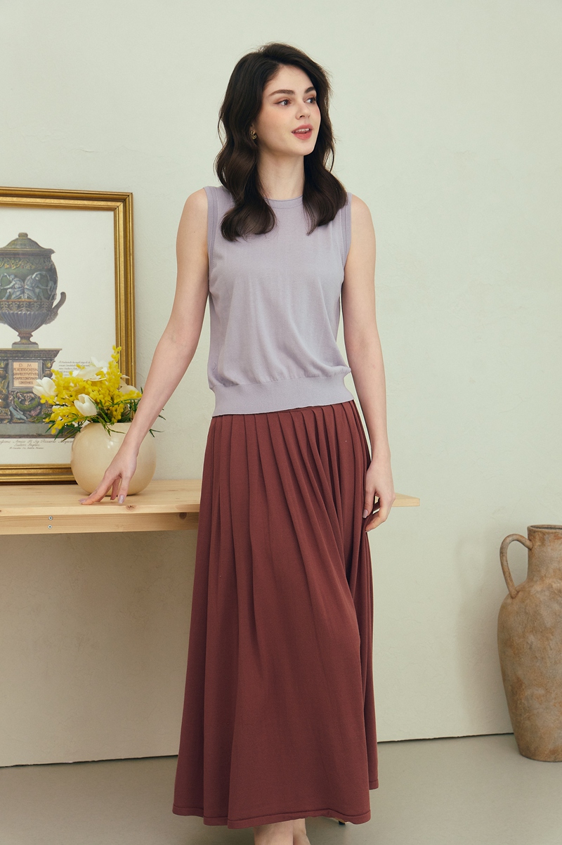 85支天絲蠶絲背心 5色（黑現貨） | Nicoco Daily