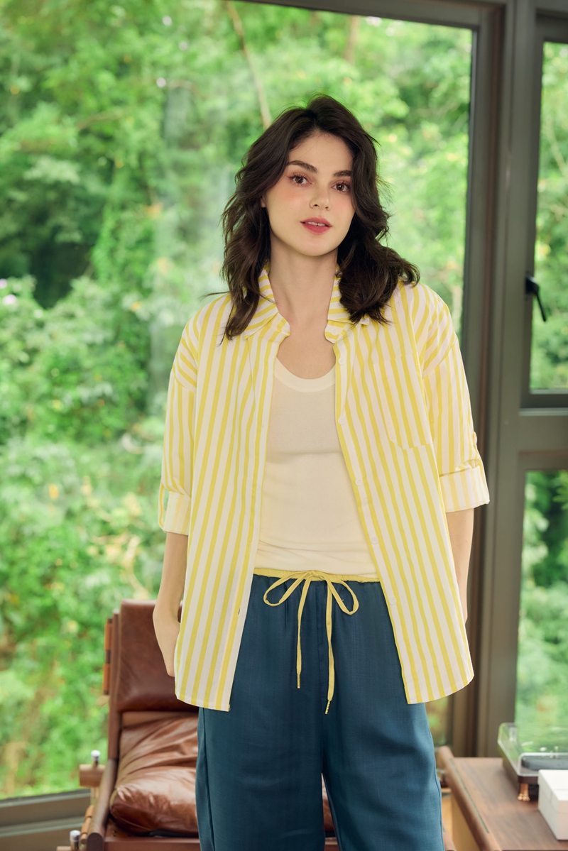 洛伊亞麻天絲鬆緊長褲5色 （現貨） | Nicoco Daily