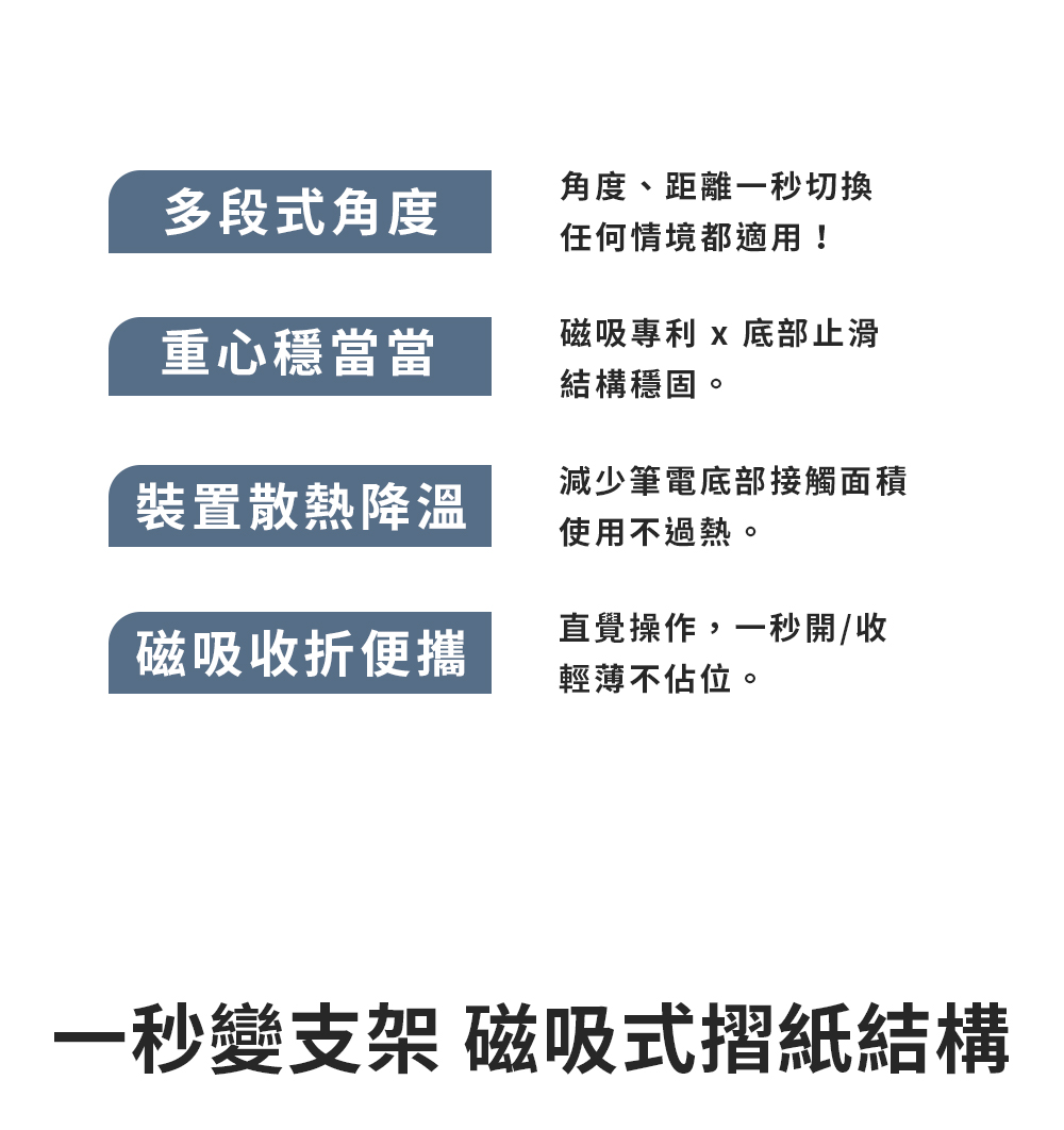 Meta Stand Pro｜多角度二合一筆電平板支架 | RJ Concept 雅街嚴選 | 手機電腦周邊配件、旅遊配件、創意收納、品味生活