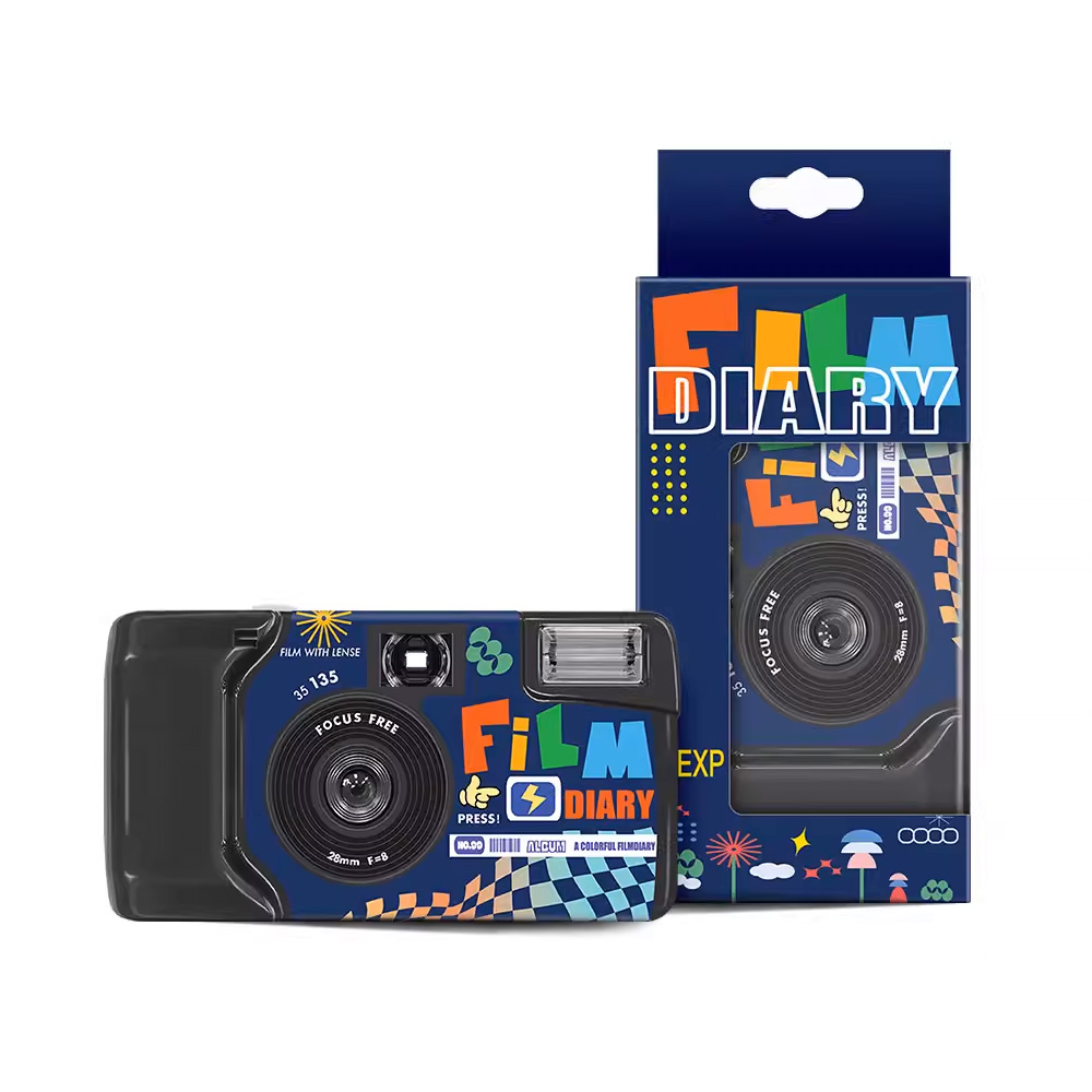 【LFANI 樂斐】FILM DIARY底片星球 翻玩系列彩色27張一次性閃光即可拍相機 | Kodak 柯達底片相機台灣官方旗艦店